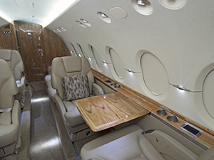 Hawker 900XP interior 2017MR | Elliott Jets